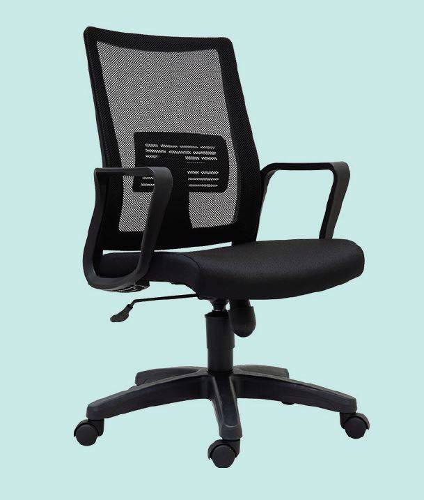 V-E12 Netting Office Chair | Computer Chair | Medium Back Chair | Low ...