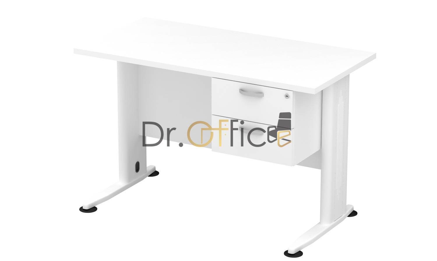 M-TT126-T-YRD2 STANDARD RECTANGULAR TABLE WITH FIXED DRAWER