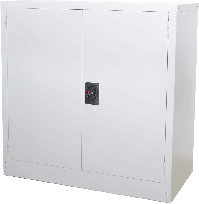 GV-S112 / LB HALF HEIGHT CUPBOARD WITH STEEL SWINGING DOOR C/W 1 ...