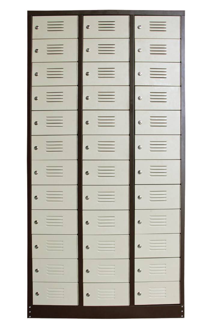 GV-SCM-0003 36 COMPARTMENT STEEL LOCKER WITH STEEL SWINGING DOOR C/W ...