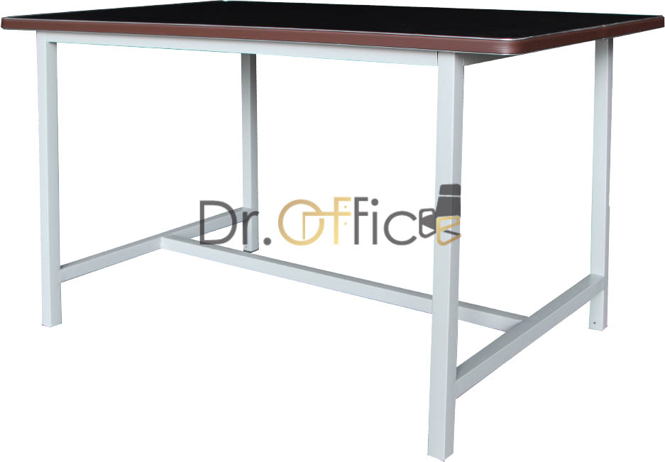 GV-S104/A 4' UTILITY TABLE (BLACK LINOLEUM TOP)
